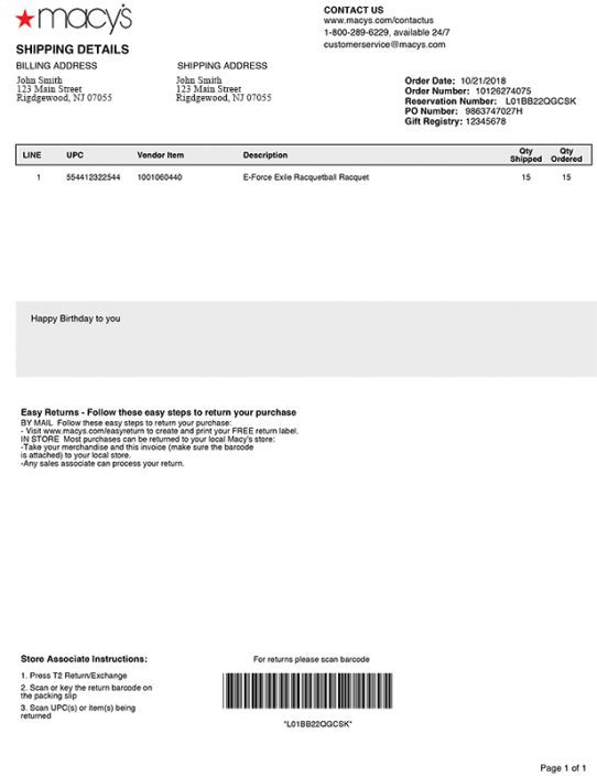 Custom-Branded Packing Slips FAQ - eZCom Software