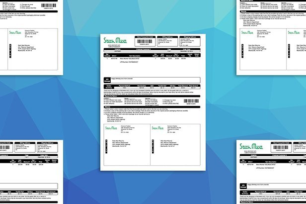 Generate retailer-branded packing slips without costly errors