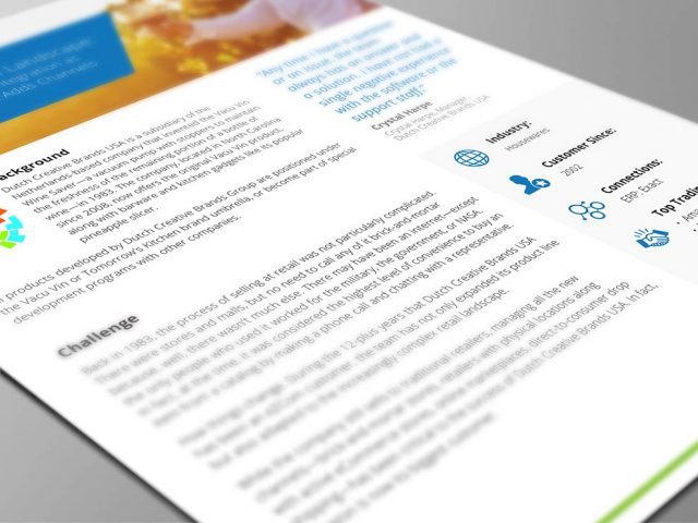 eZCom Software Case Studies-EDI and Order Processing